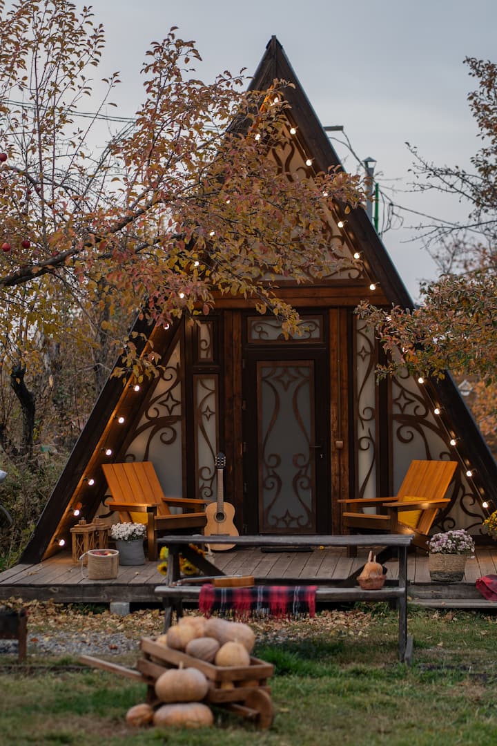 Little Alma-ata A-frame Light House - Kazakhstan