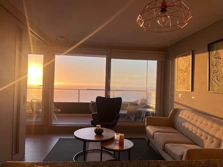 Moderno Dpto. Con Hermosa Vista Y Full Equipado - Concón