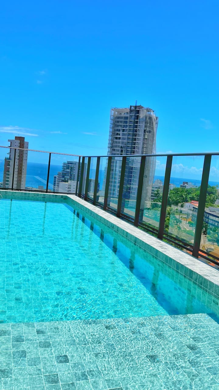 Contemporâneo! Perto Do Farol E Porto Da Barra - Barra