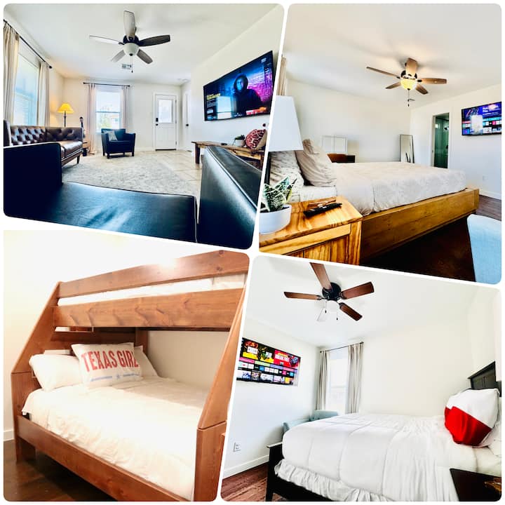 Lovely 3br W/ King Bed,15 Min From Downtown Austin - 