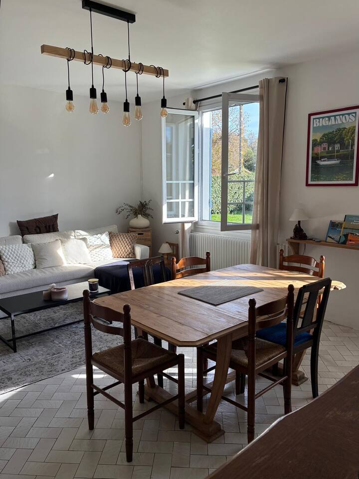 Maison De Charme, Fibre, Proche Port, Canoé, Forêt - Mios