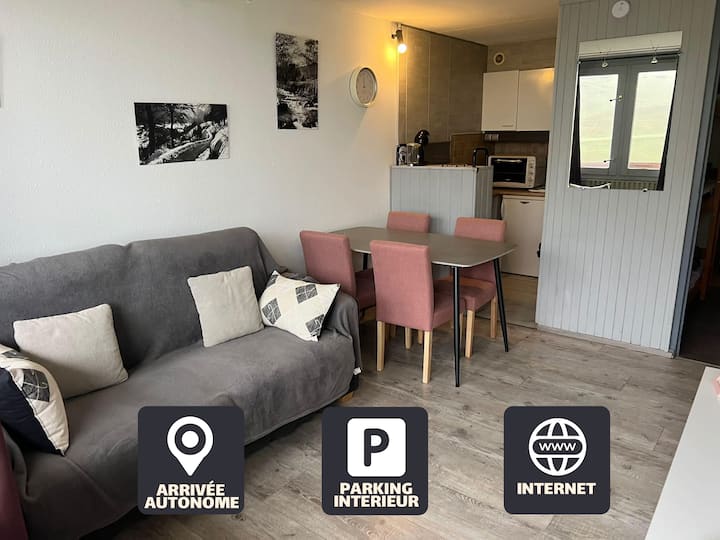 Studio 28m2 Avec Place Parking Intérieur - Bagnères-de-Bigorre