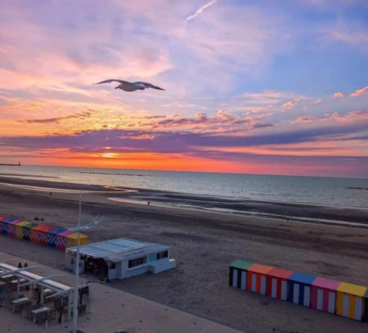 Suite Design Dunkerque • Plage à 50m, Terrasse Sud - Dunkerque