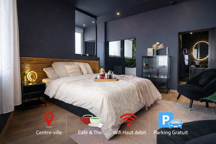 Grand Studio | Jacuzzi | Parking Gratuit - Sarrebourg