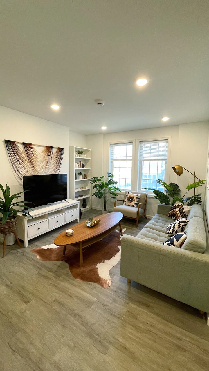 2bdr / 1bth Cozy Boho Apt - Mins From Nyc & Ewr - ブリック, NJ