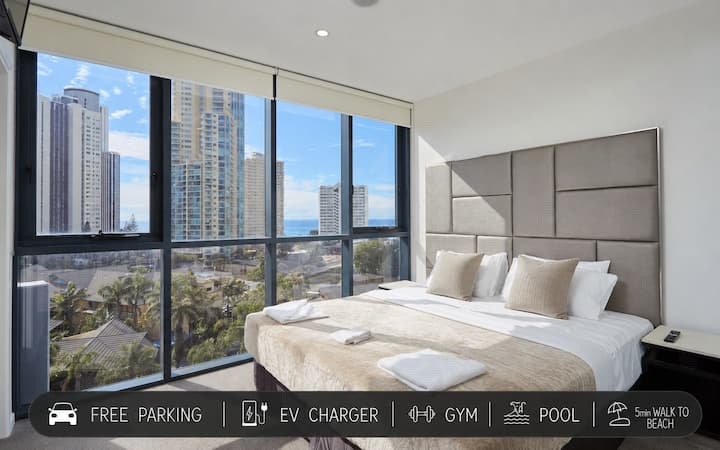 Cozy 2 Bedroom Apartment With Glimpse Of Ocean - Gold Coast