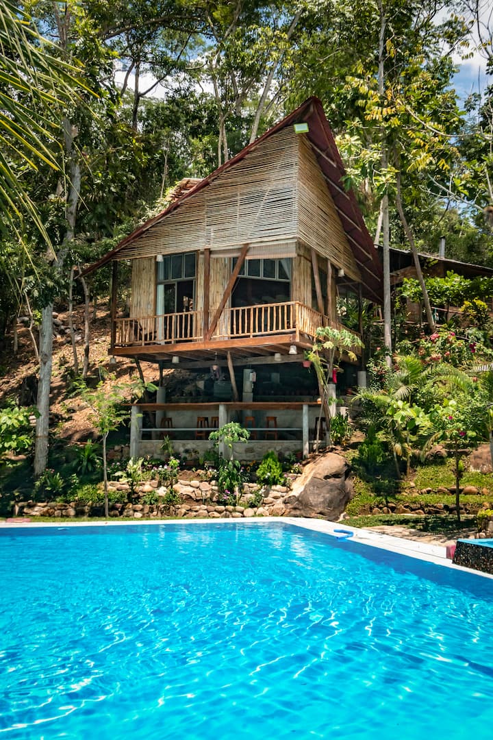 Fundo Baños - Cabaña En Tarapoto | Piscina Natural - Tarapoto