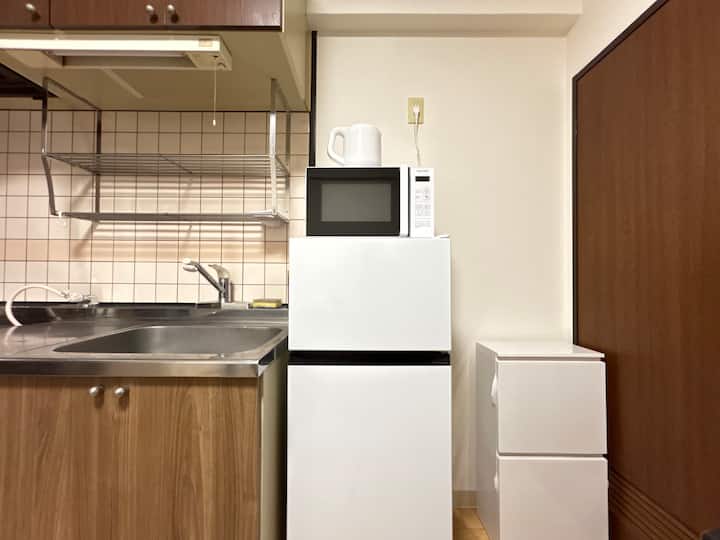 【4ppl/3f】7 Min To Nihonbashi Sta/48 Min To Kix/1dk - Osaka, Japan
