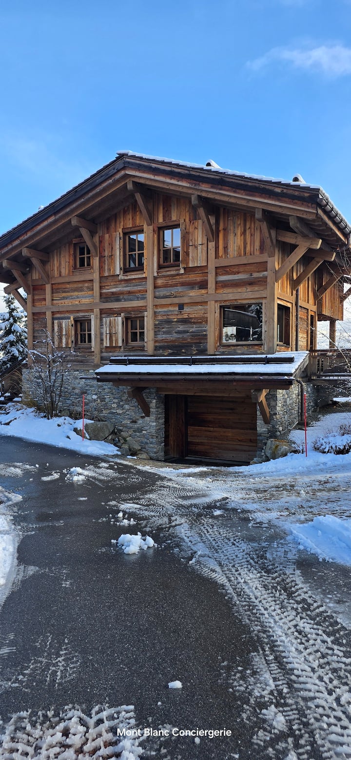 Chalet Luxe, Spa, Vue Mont-blanc, Famillial, Ski - Combloux