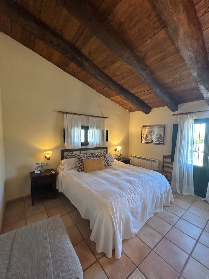 Chambre Cosy - Hôtel Rural Avec Piscine - Villena
