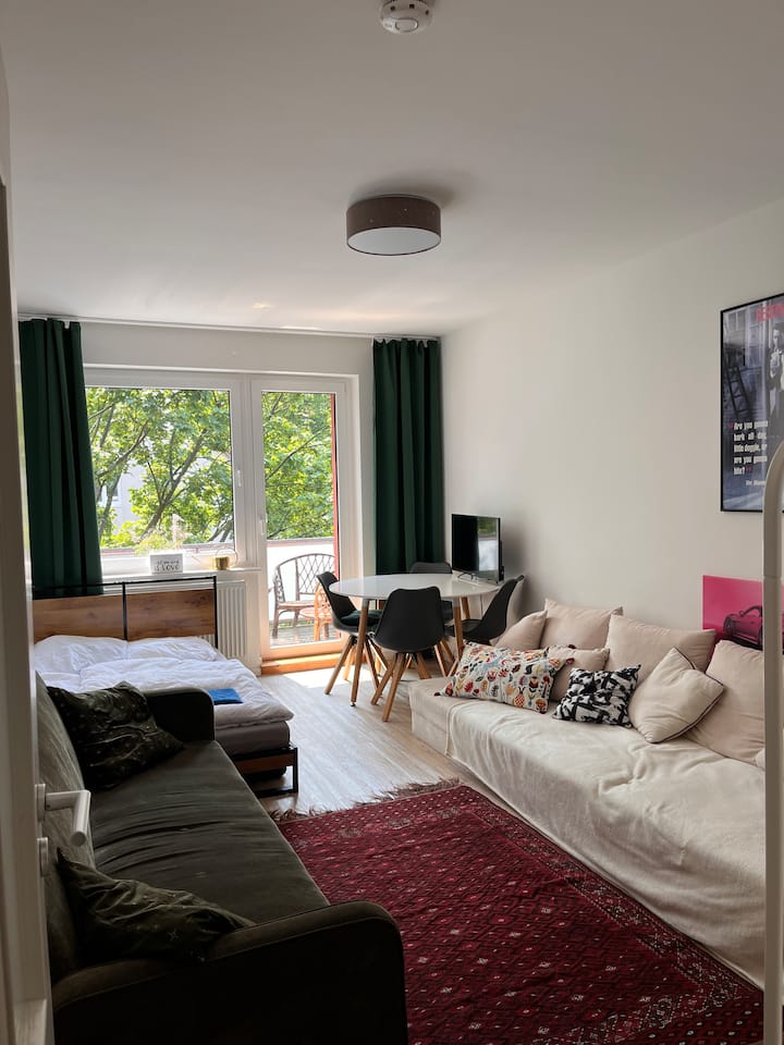 Sonnige Oase Am Stadtpark Mit Kleinem Doppelbett - Hambourg