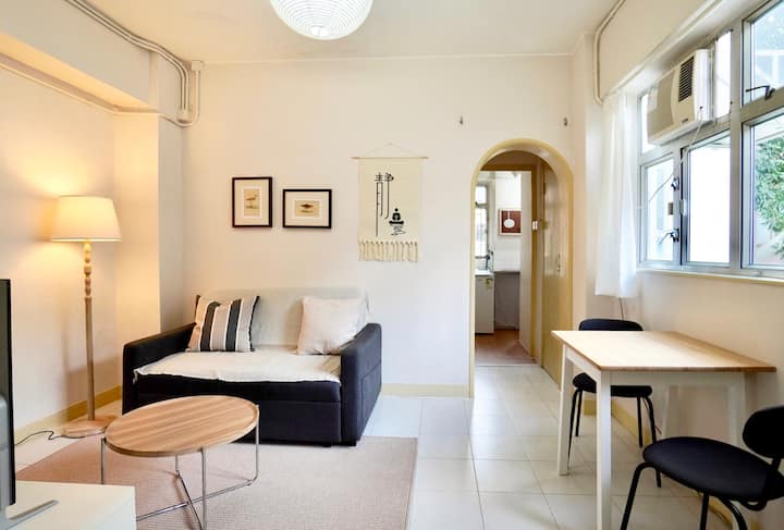 Central Cosy Quiet 1 Br Apartment Near Tai Kwun - Sheung Wan