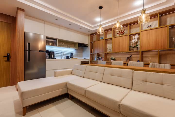 Apartamento De Luxo Moderno No Df Plaza Shopping - Brasília