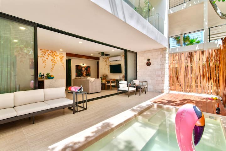 2 King Brs • Private Pool • Beach Club • Central - Paradise Beach