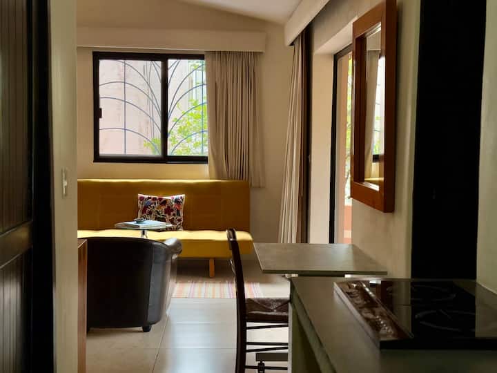 Villa Alejandra/loft Céntrico Con Alberca Y Jardín - Cancún