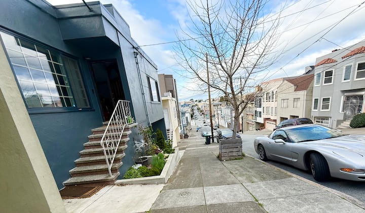 New 2br/2ba Free Garage Parking + W/d Near Ucsf - San Francisco, CA