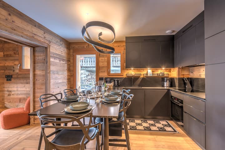 "Gama" Luxe Et Confort à Deux Pas Du Centre - Megève