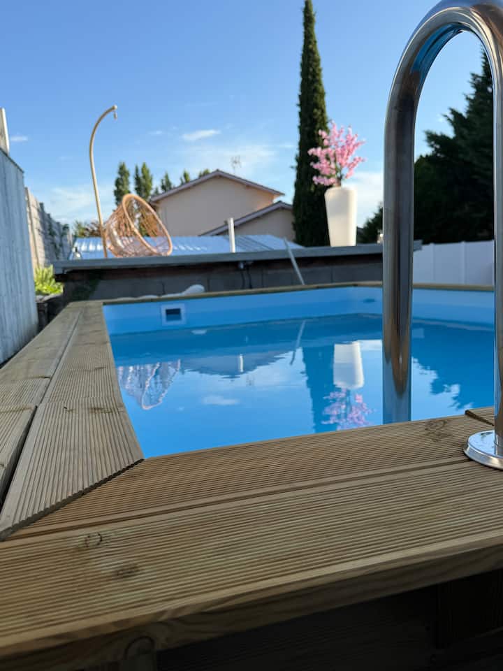 Chalet Cosy #Vichy "Spa & Jardin" 
+ Vélos + Iptv - Vichy