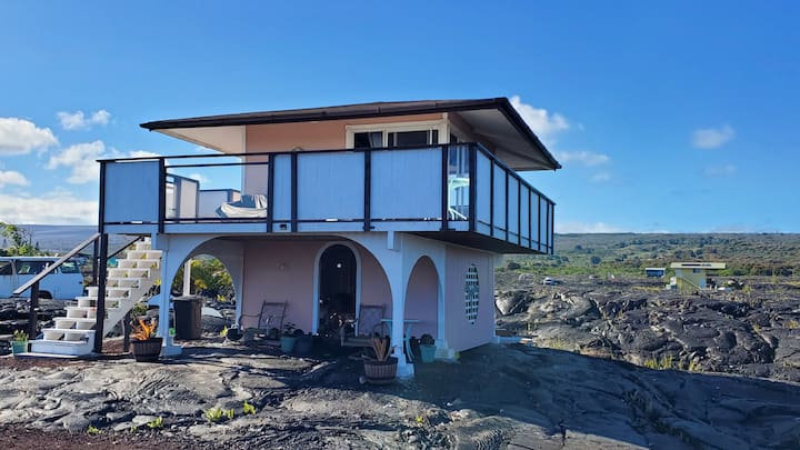Iwa Hale - Lava Glow- Stars -360* View - Hawaii