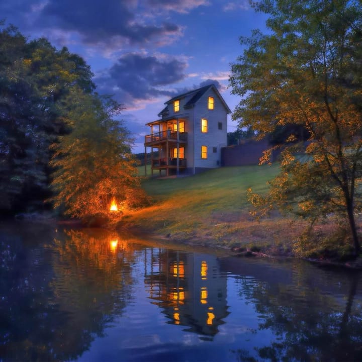 Riverfront Fishing, Firepit, Near Bristol Speedway - Blountville, TN