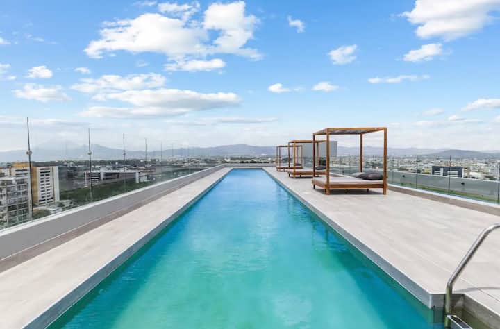 Modern One Bedroom Apartment With Pool - Guatemala City