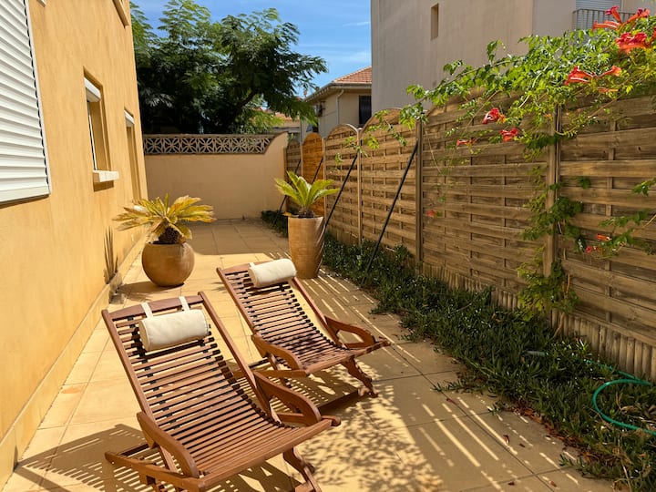 Appartement Au Jardin Ombragé - Valras-Plage