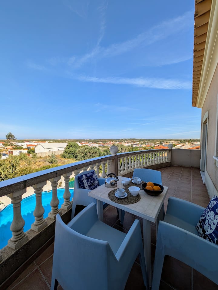 Sunset, Beach, Swimming Pool - Sagres