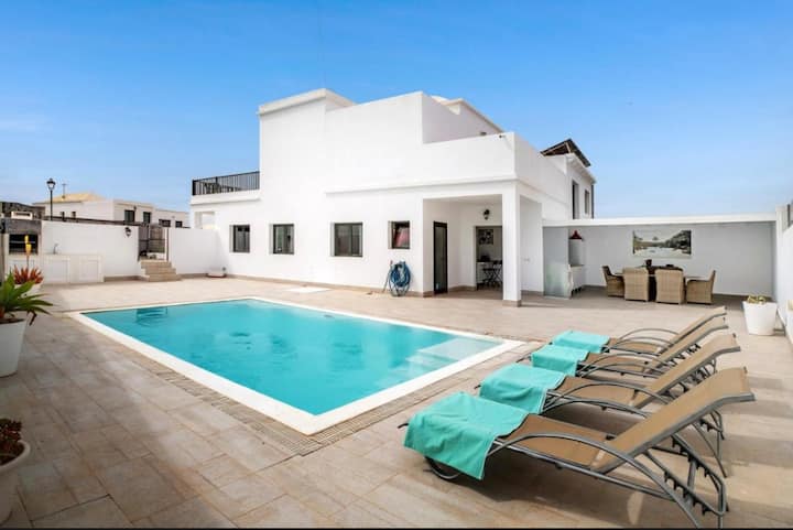 Casa ÁFrica|private Pool|bbq| Private Parking - Costa Teguise