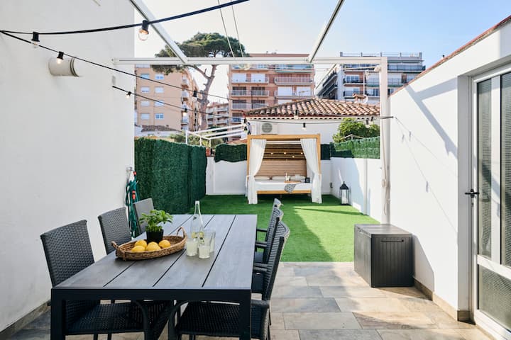 Family Fun In Blanes Garden Walk To Beach - Blanes