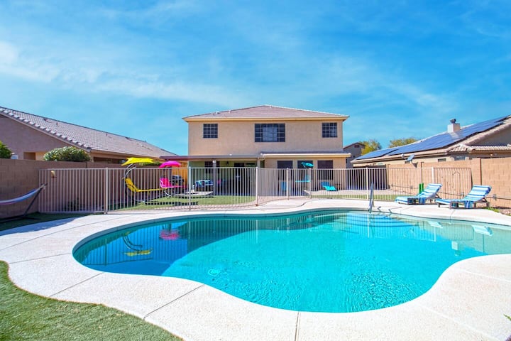 Comfort Home For Long Stays • Fast Wifi • Htd Pool - Casa Grande