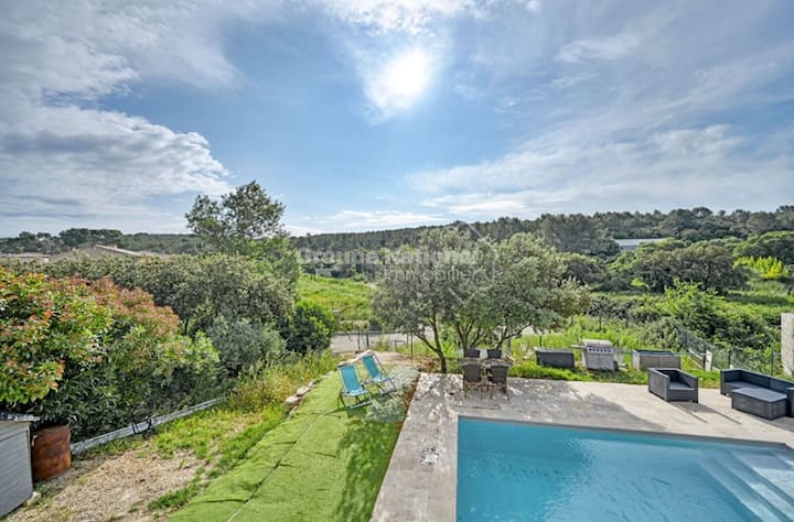 Belle Villa Familiale Avec Piscine/pinede - Nimes