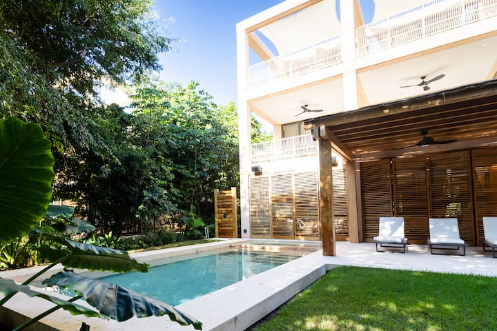 Villa De Lujo Con Alberca Privada - 普拉亞德爾卡曼