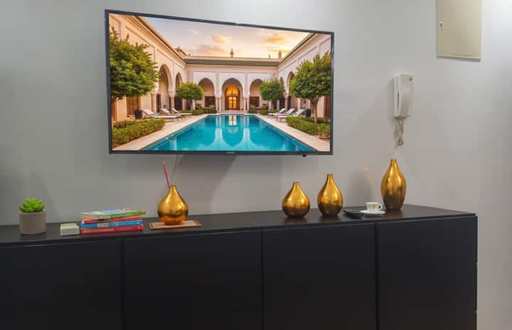 ÉLégant Gray Pearl Central à Rabat Agdal Cosy Chic - Rabat