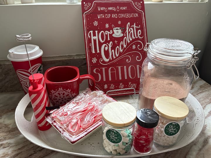 Hot Cocoa Station Supplied Thru Valentine’s Day. - Mentor, OH