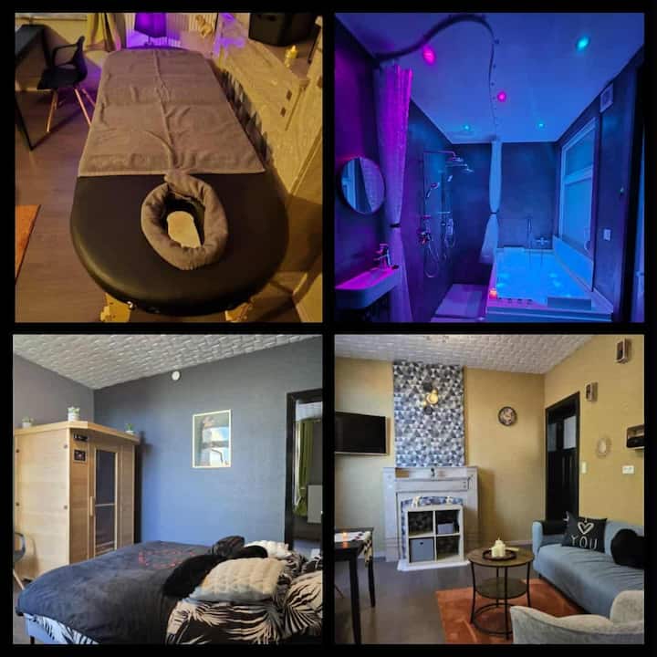 Nuit Romantique Avec Sauna-balnéo-table De Massage - België