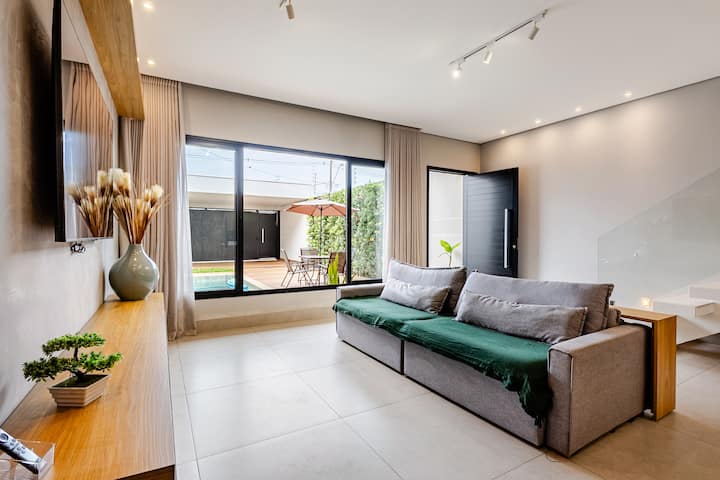 Casa Com Piscina, Aconchegante! - Americana
