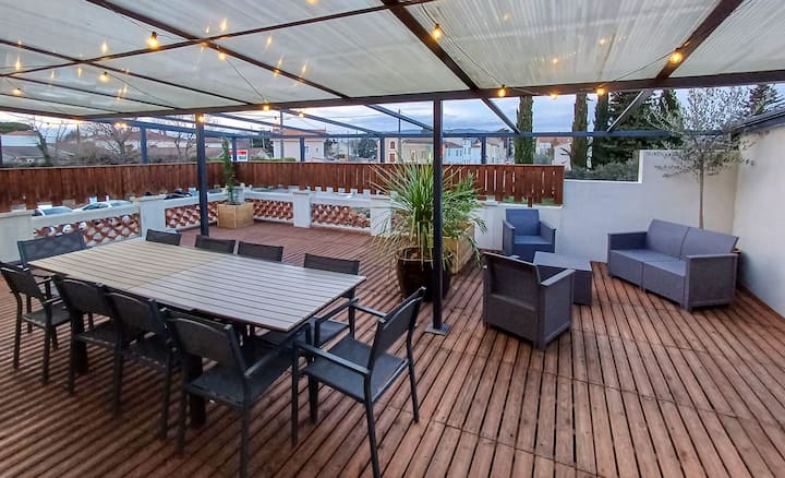 The Rooftop Montélimar-cosy-terrasse Xxl-lumineux - Montélimar