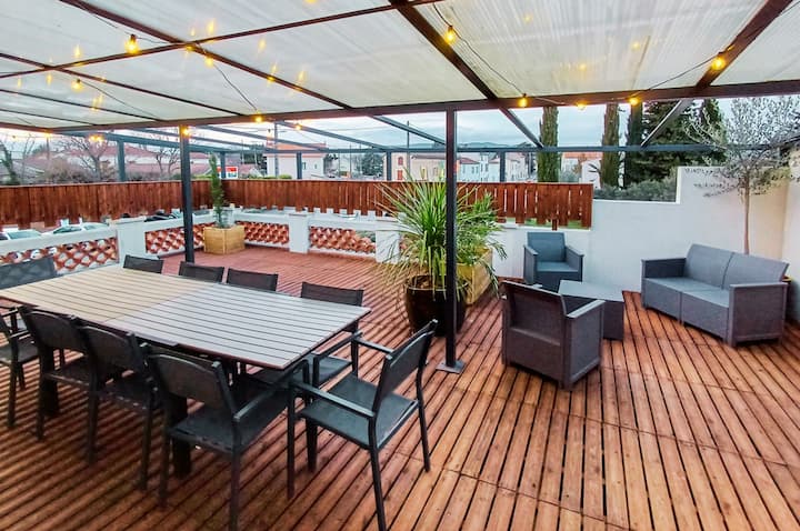 The Rooftop Montélimar-cosy-terrasse Xxl-lumineux - Montélimar