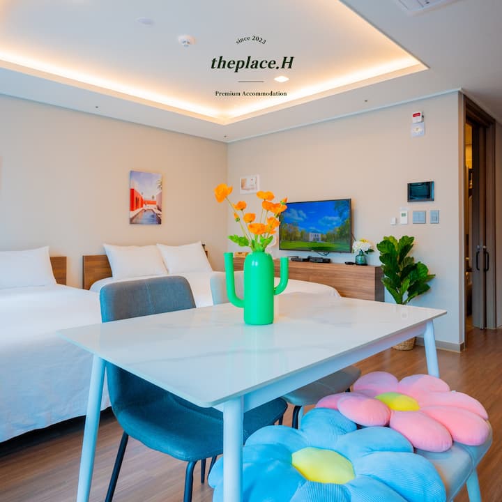 더플레이스.H-21 > 2beds | 오픈형 프리미어 패밀리 & 욕조 | 최대4인 - South Korea