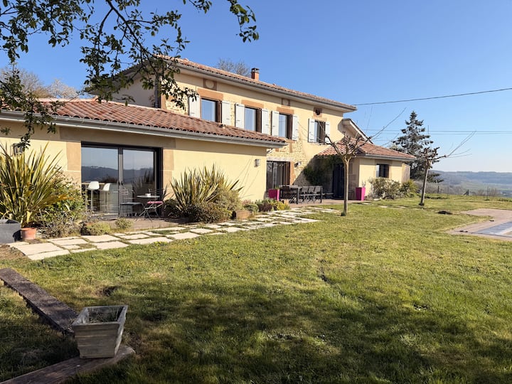 Maison De Charme En Haut De La Colline 8 Couchages - Hauterives