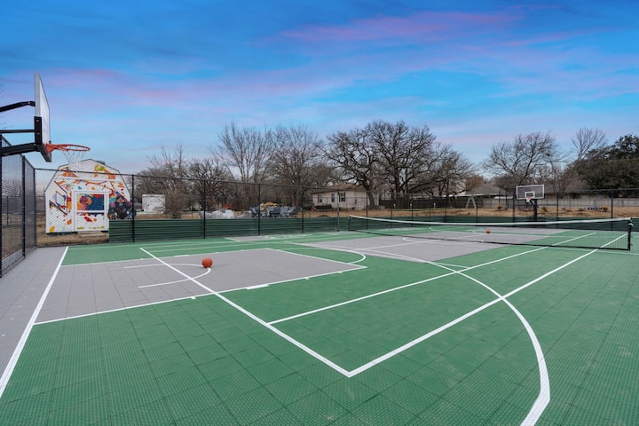Private Tennis+pickleball+bball+hottub+golf+pool - Bedford, TX