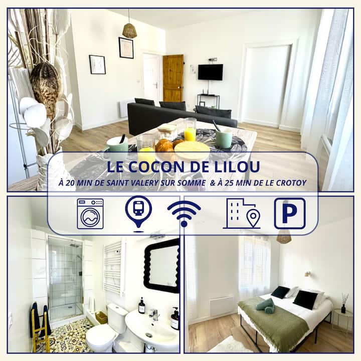 Le Cocon De Lilou-moderne-wifi-proche Centre Ville - Abbeville