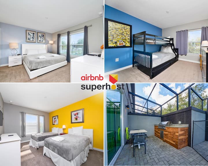 Your Magical Hideaway: 4bd Home W/ Pool&bbq Grill! - Kissimmee, FL