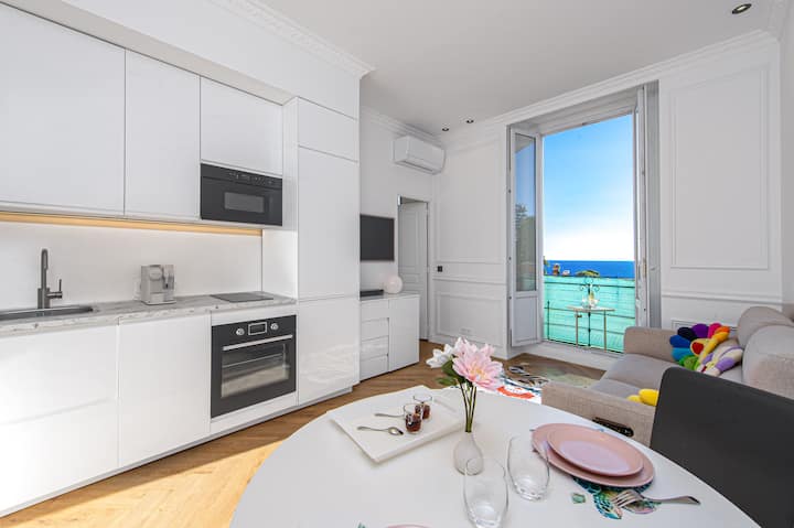 2p Central & Calme à Cap D'ail - Cap-d'Ail