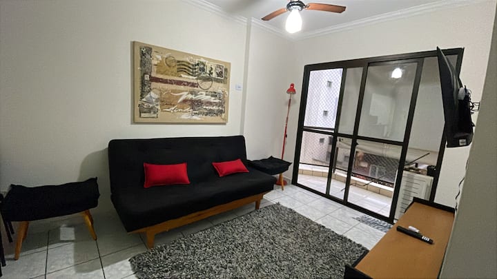 Apto Com Serviço De Praia - Guarujá