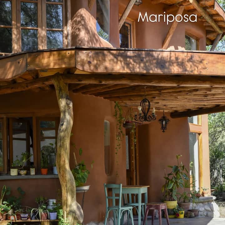 " Mariposa " Casa De Adobe Con Piscina - Villa Dolores