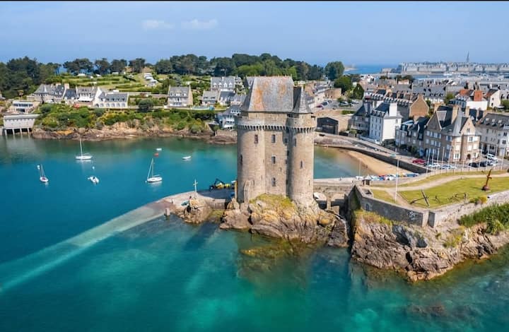 Solidor, Plage à 2 Min, Parking Gratuit Rue (Rare) - Grand-Bé