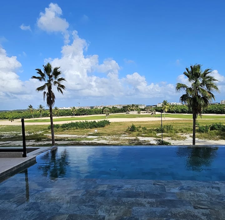 Capcana New 1br+ Mezzanine Golfview 7min To Marina - Punta Cana