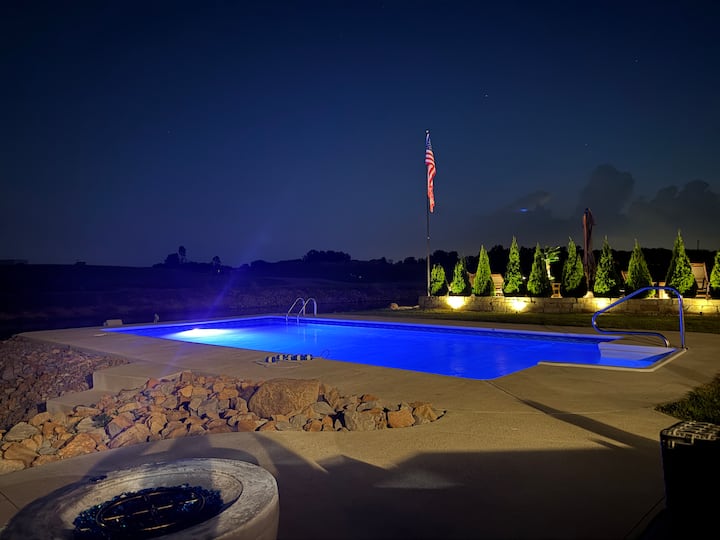 Lakefront Shome |Heated Pool +Hot Tub +Boat Rental - Lost lands festival