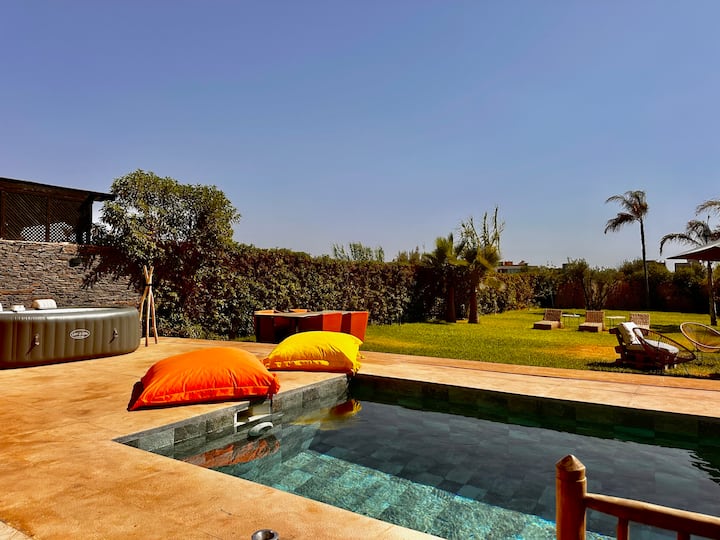 Villa Argan Golf Avec Piscine Et Jacuzzi - Marrakech